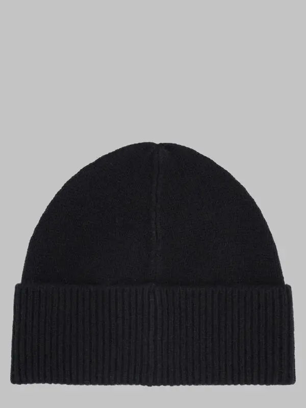 BOSS Cashmere Ribbed Beanie