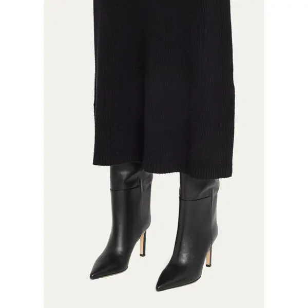 JIMMY CHOO Alizze 85 Leather Knee-high Boots