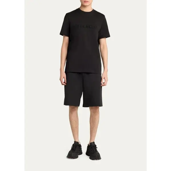 Moncler Wide-leg Stretch Cotton Shorts