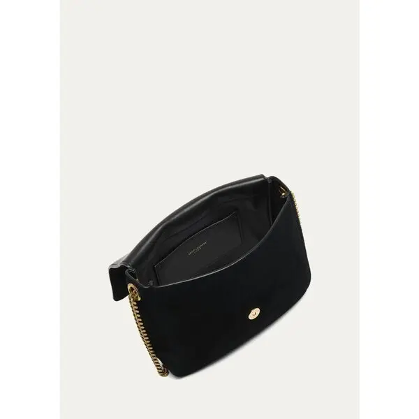 Saint Laurent Kate Flap Shoulder Bag In Suede