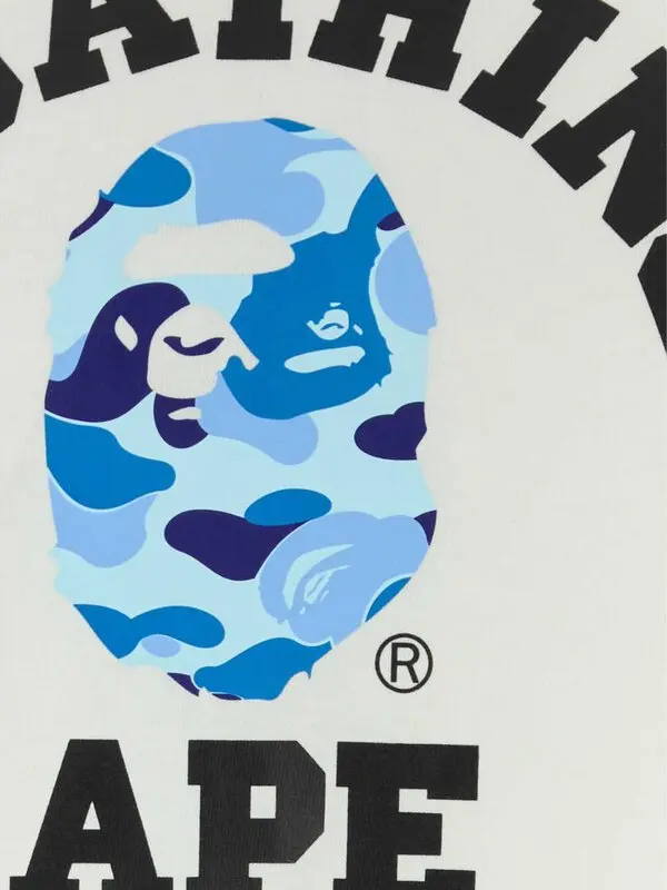A BATHING APE Cotton Jersey T-shirt With Contrasting Chest Logo