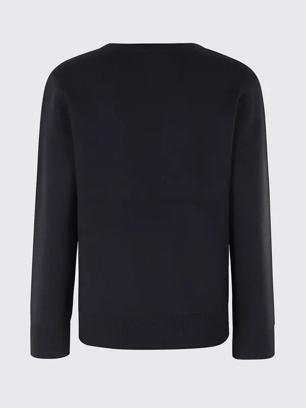 Vince V-neck Cotton-blend Jumper With Long Sleeves