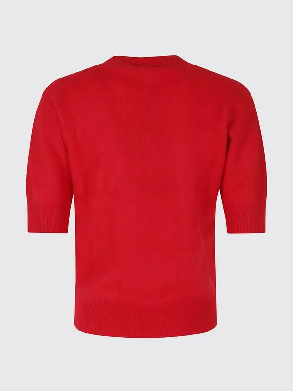 HERSKIND Slim Fit Short-sleeved Jumper In Wool And Cashmere