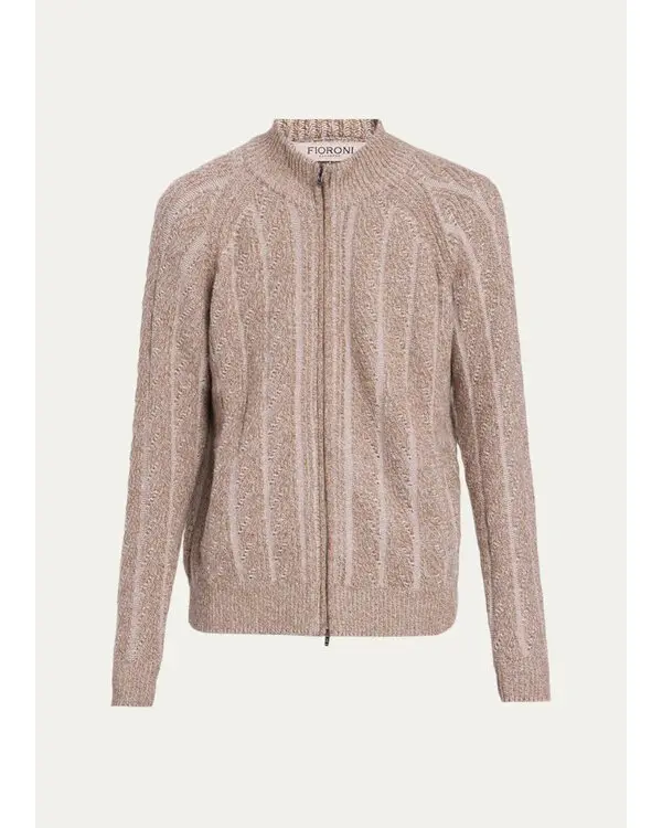 Fioroni Cashmere Rib Cardigan