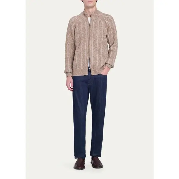 Fioroni Cashmere Rib Cardigan