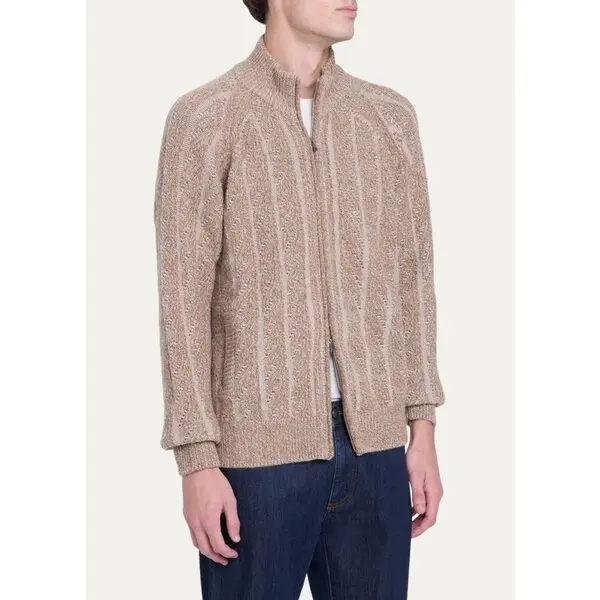 Fioroni Cashmere Rib Cardigan