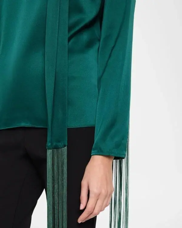 Staud Suni Stretch-silk Scarf Top