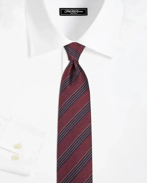 Canali Apos;s Striped Silk Tie
