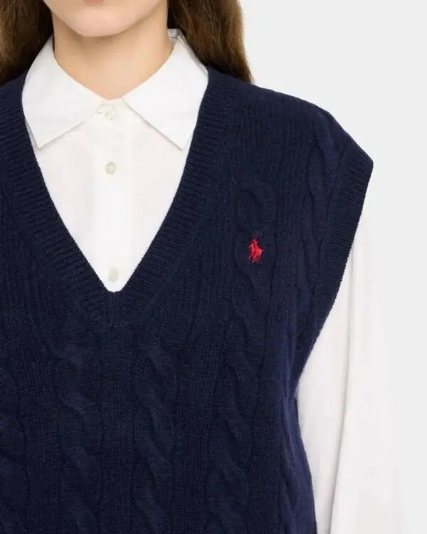 Polo Ralph Lauren Cable Wool-cashmere Vest