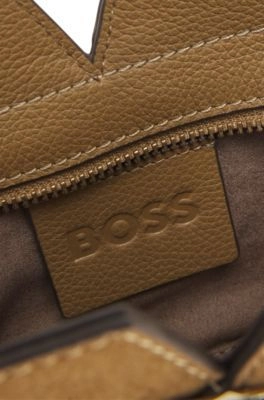BOSS Revers Mini Tote Bag In Suede