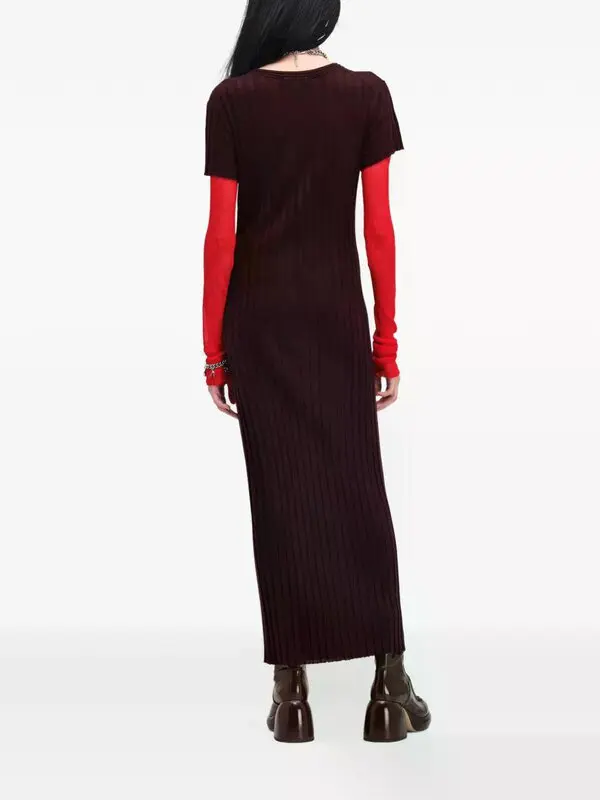 Marc Jacobs Sheer Layered-knit Maxi Dress