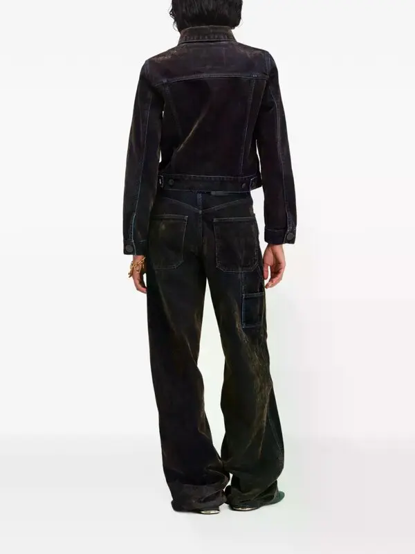 Marc Jacobs Velvet Denim Wide-leg Trousers