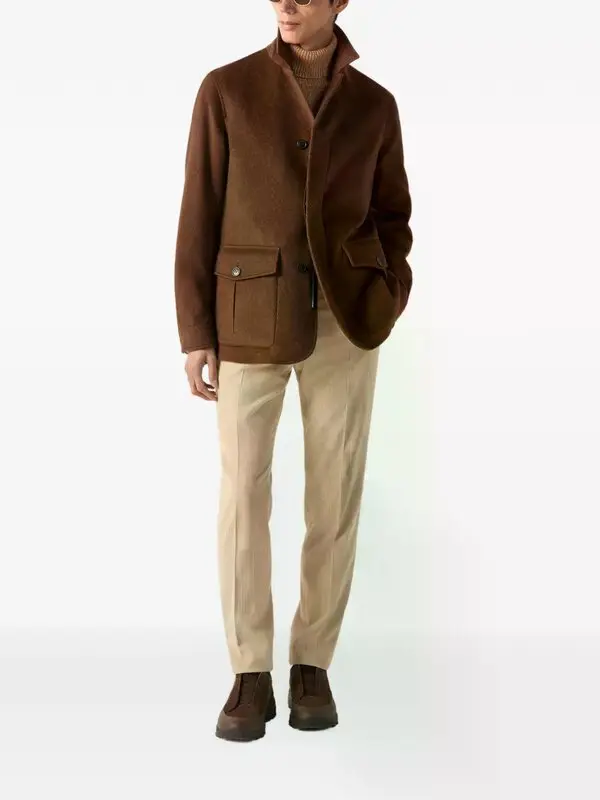 Zegna Oasi Cashmere Elements Falcon Coat