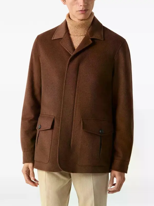 Zegna Oasi Cashmere Elements Falcon Coat