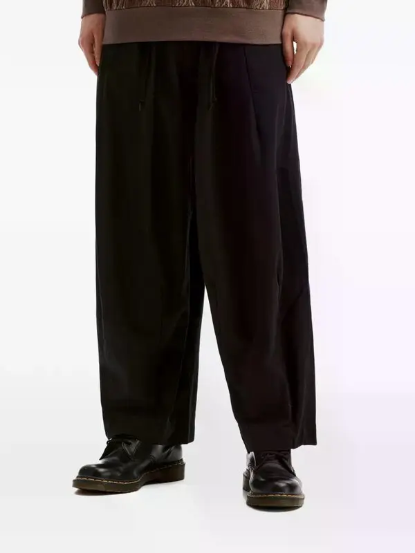 Needles Pleated Wide-leg Trousers