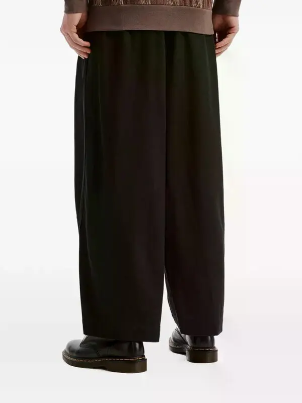 Needles Pleated Wide-leg Trousers