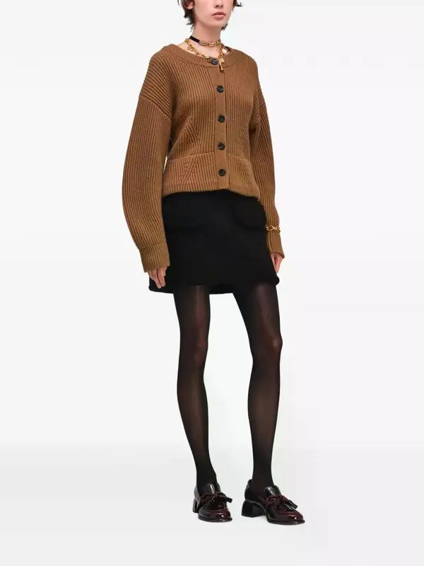 Marc Jacobs Ribbed-knit Structured Cardigan