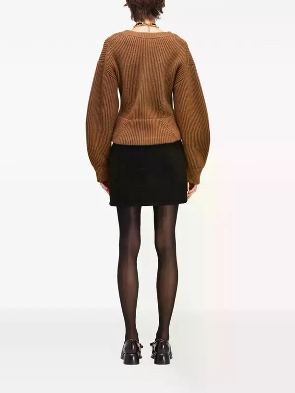 Marc Jacobs Ribbed-knit Structured Cardigan