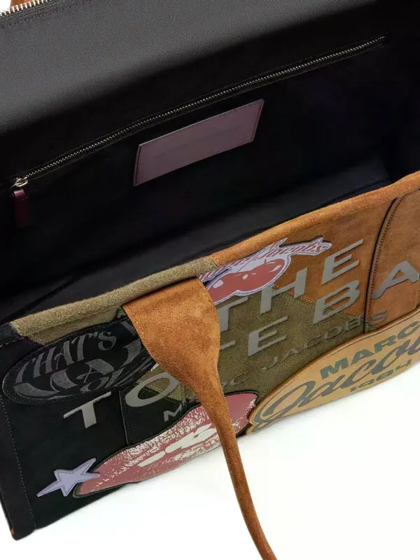 Marc Jacobs Patch-detail Suede Tote Bag