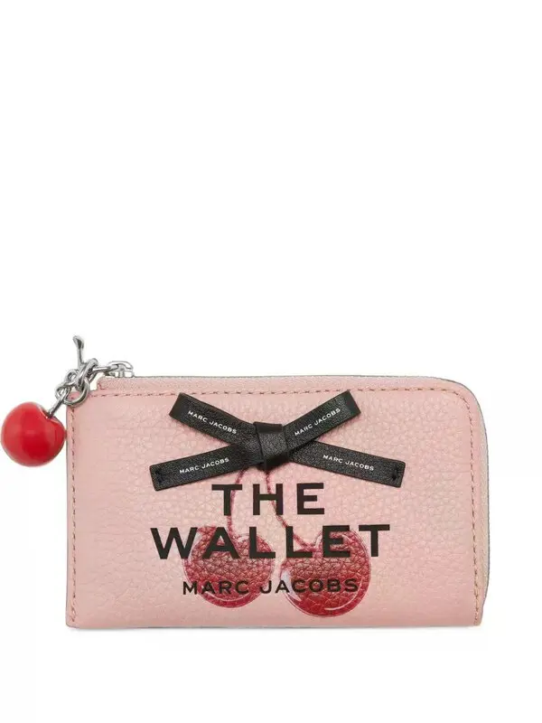 Marc Jacobs The Wallet Cherry-print Leather Wallet