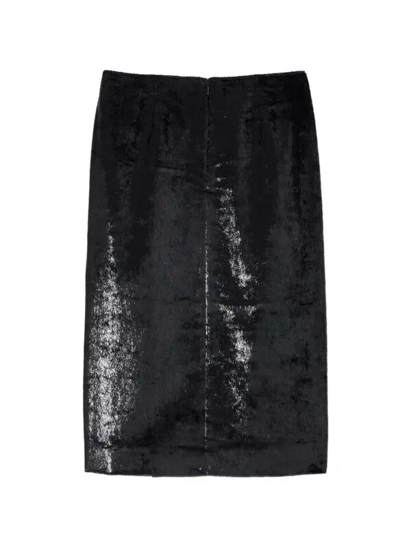Marc Jacobs Tinsel-effect Midi Skirt