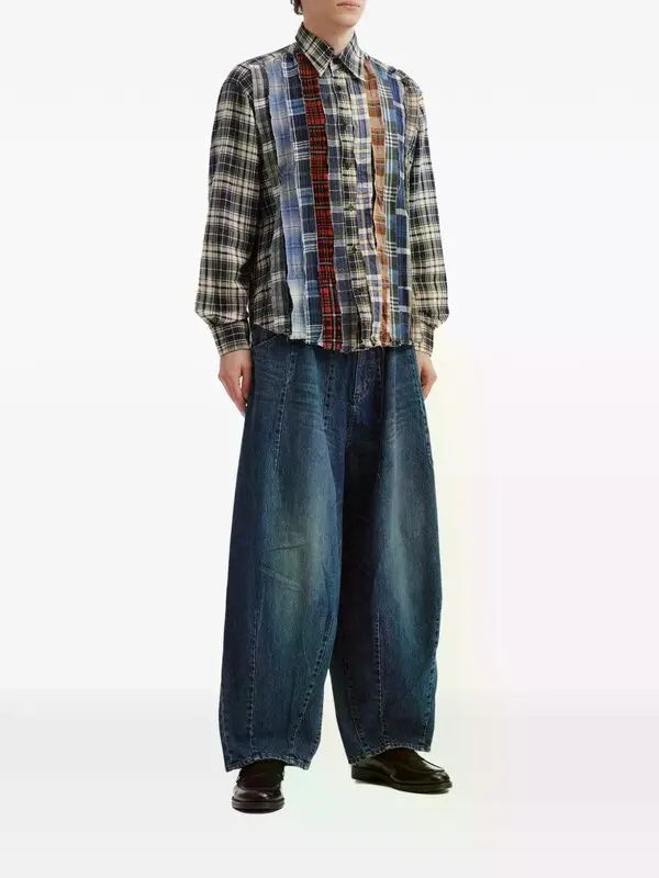 Needles Patchwork Check Shirt