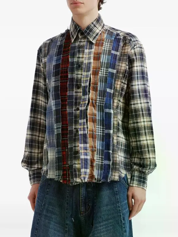 Needles Patchwork Check Shirt