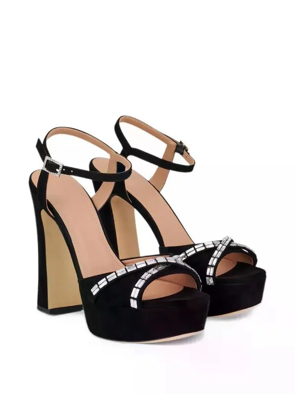 MALONE SOULIERS Keaton Crystal-embellished Platform Sandals
