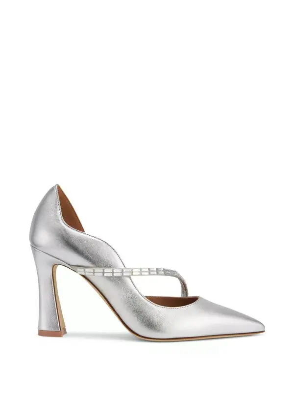 MALONE SOULIERS Bettina Crystal-embellished Pumps
