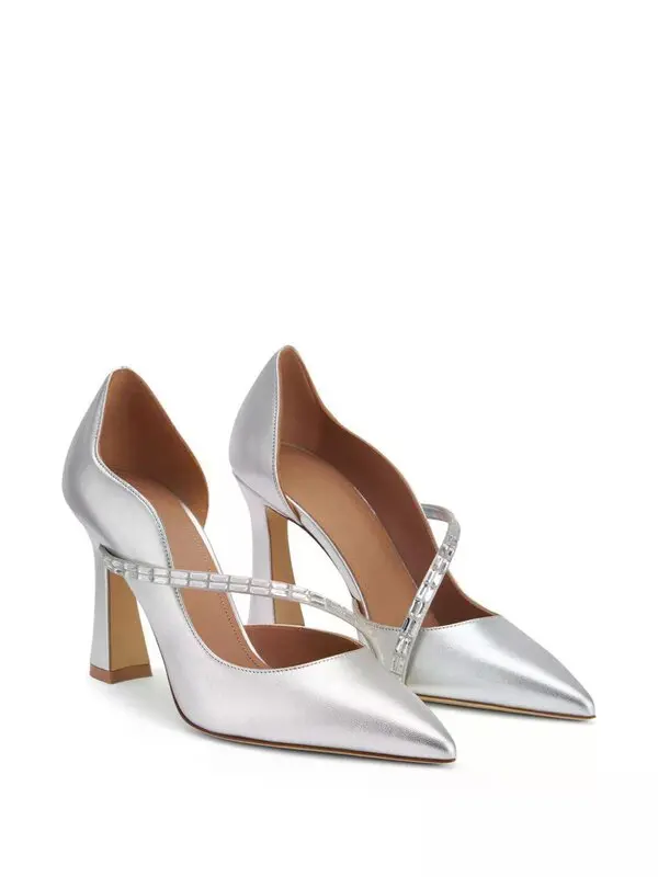 MALONE SOULIERS Bettina Crystal-embellished Pumps