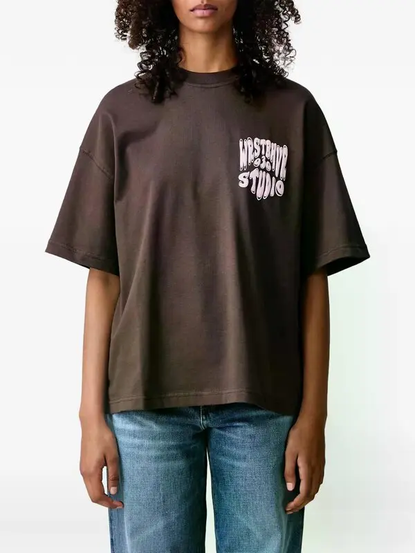 WRSTBHVR Flynn Logo-print T-shirt