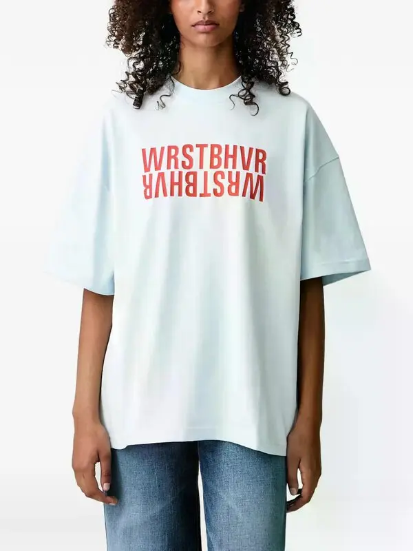 WRSTBHVR Rasmus V2 Logo-print T-shirt