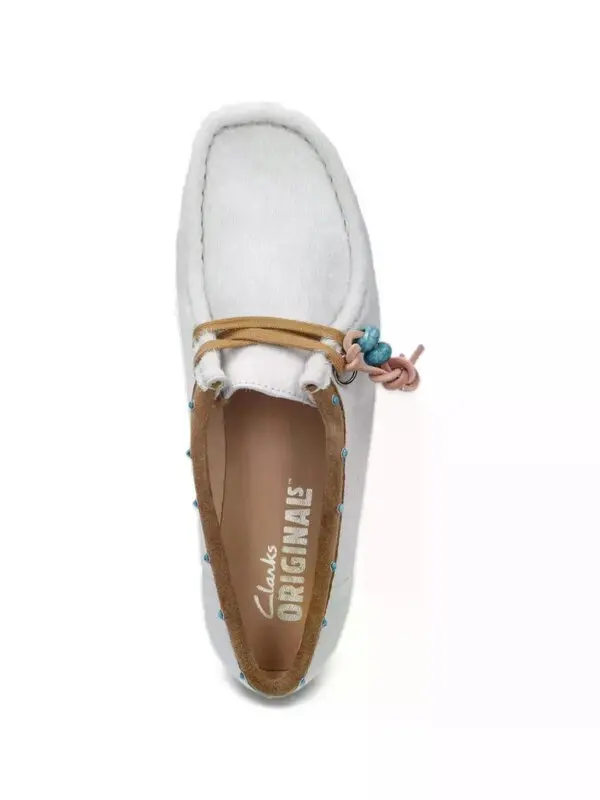 Clarks Wallabee™ Bead-embellished Derby Shoes