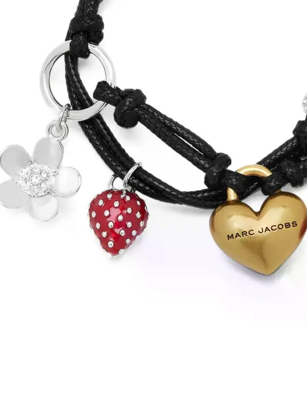 Marc Jacobs Charm-embellished Cord Bracelets
