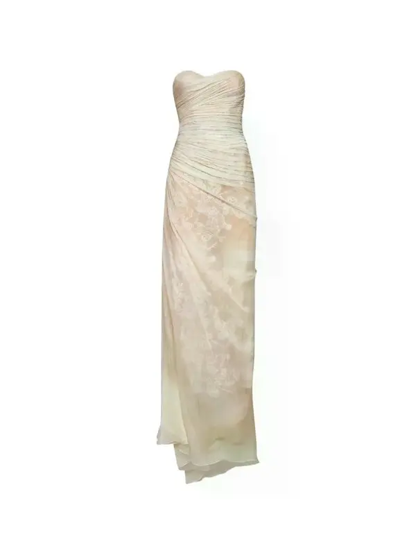 Ermanno Scervino Lace-embroidered Maxi Dress