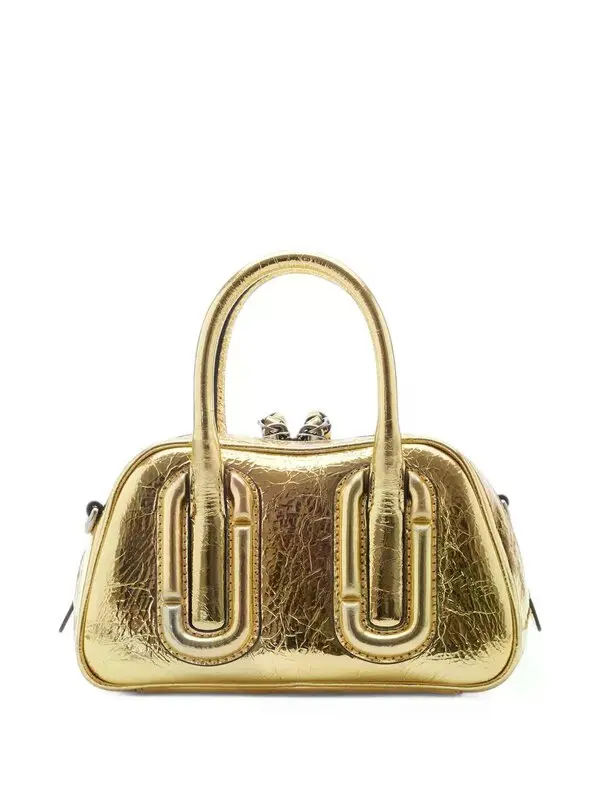 Marc Jacobs Crinkled-leather Top-handle Mini Bag