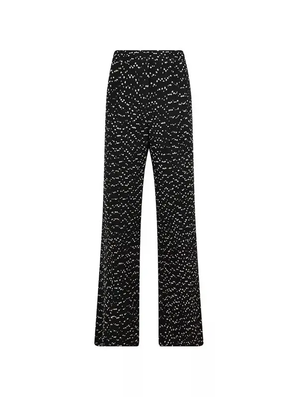 Elie Saab Tweed Wide-leg Trousers