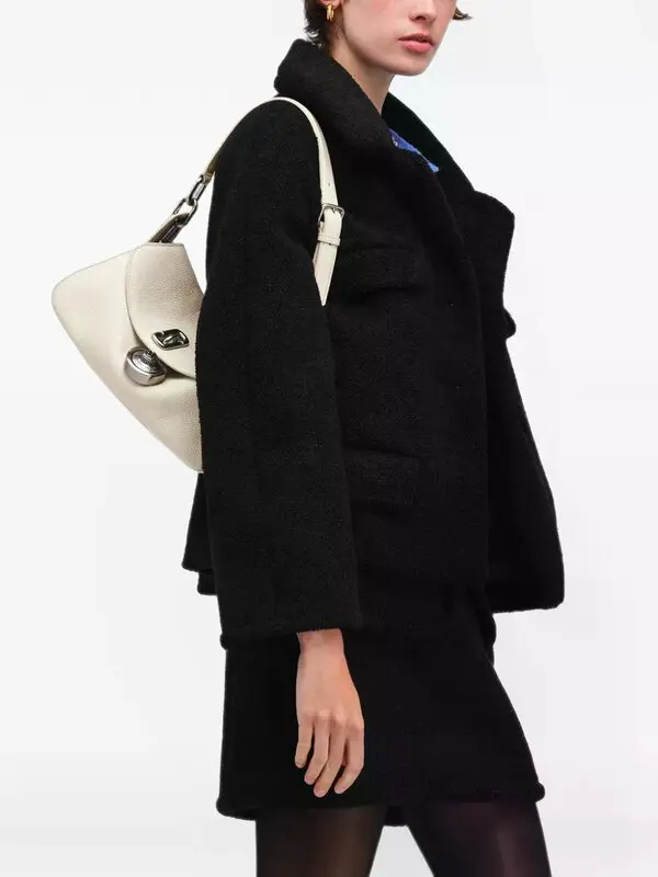 Marc Jacobs Padlock-detail Grained-leather Shoulder Bag