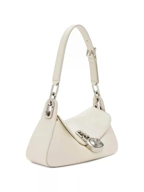 Marc Jacobs Padlock-detail Grained-leather Shoulder Bag