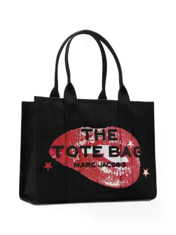 Marc Jacobs The Large Tote Lips-print Tote Bag