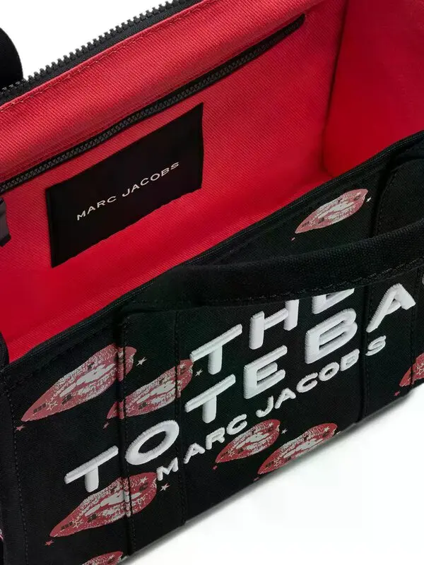 Marc Jacobs Medium The Tote Lips-print Bag