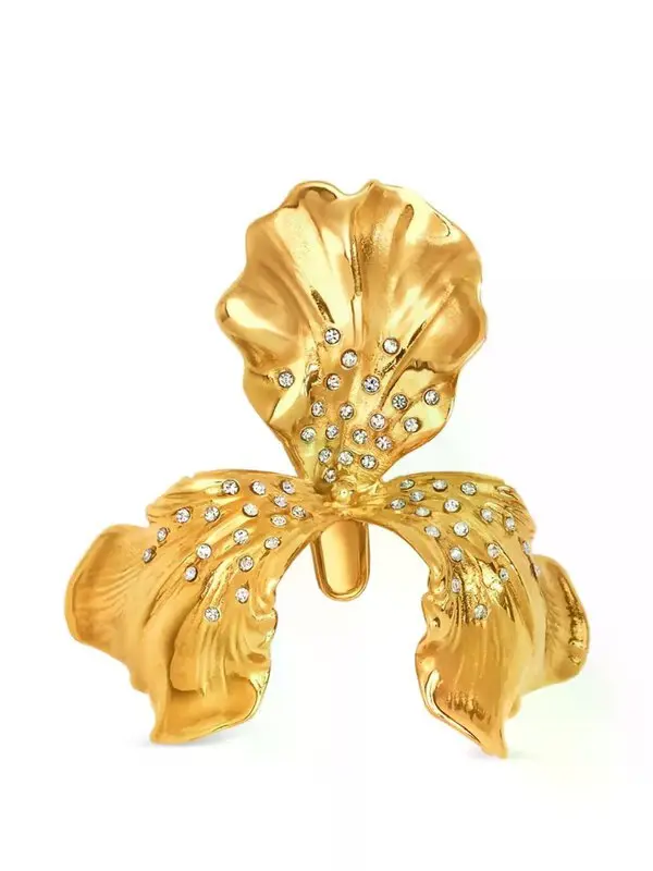 Oscar De La Renta Iris Crystal-embellished Barrette