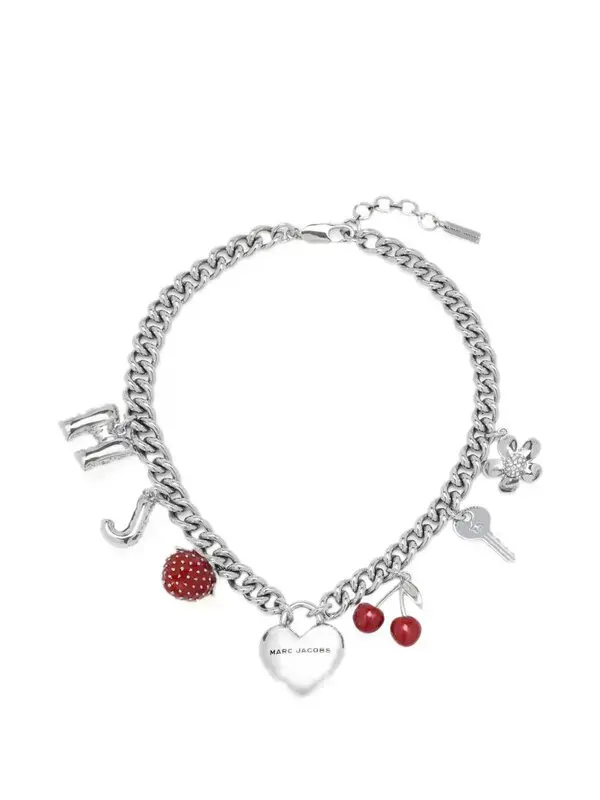 Marc Jacobs Charm-embellished Curb-chain Necklace
