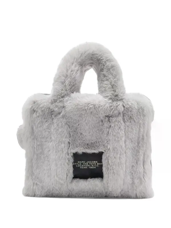 Marc Jacobs The Tote Faux-fur Teddy-motif Tote Bag