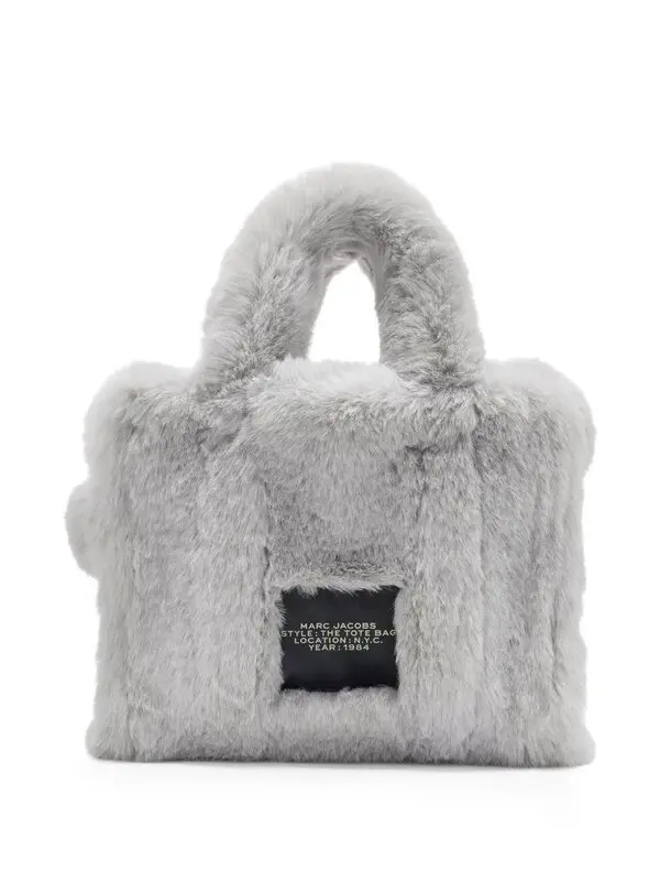 Marc Jacobs The Tote Faux-fur Teddy-motif Tote Bag