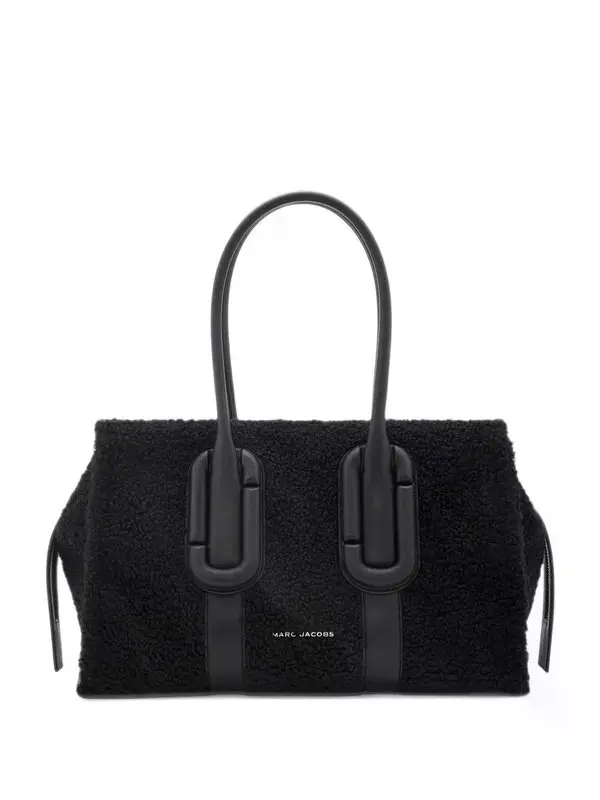 Marc Jacobs City Teddy-texture Tote Bag - Black