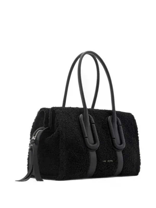 Marc Jacobs City Teddy-texture Tote Bag - Black