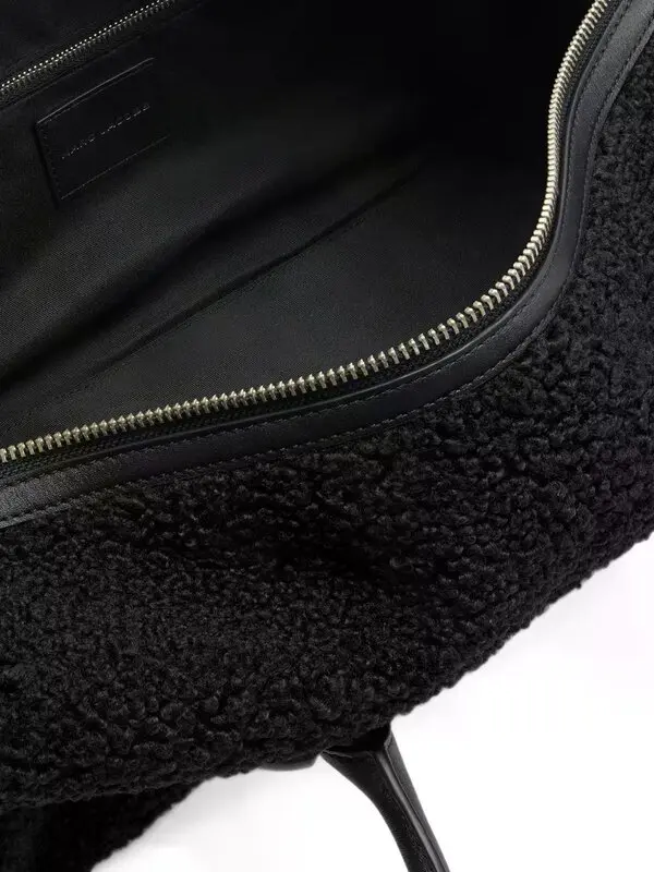 Marc Jacobs City Teddy-texture Tote Bag - Black
