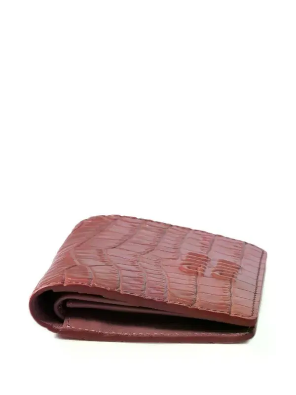 Miu Miu Small Crocodile Embossed Calfskin Wallet
