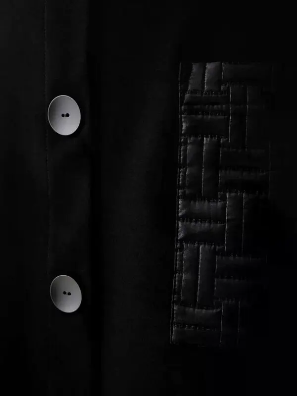 Joseph Ribkoff Quilted-patch Button-front Mini Skirt